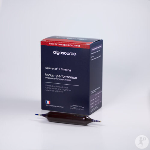 Algosource Spirulysat & Ginseng Ampullen 15x10ml | Apo24
