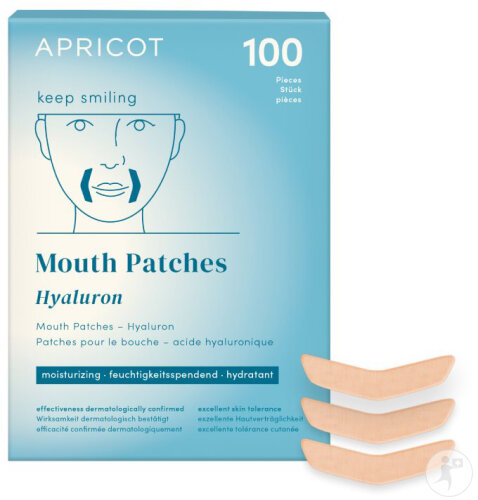 Apricot Keep Smiling Patches Für Den Mund Hyaluron 100 Stück | Apo24
