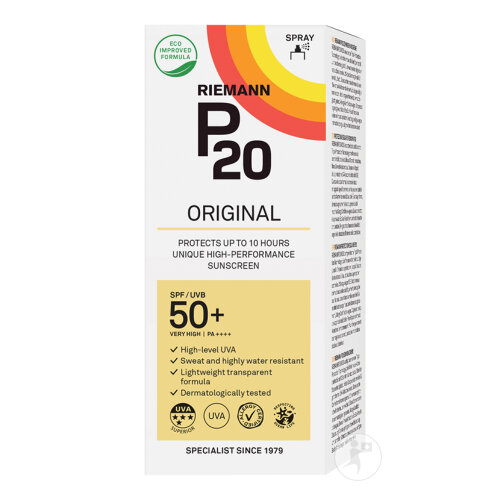 P20 Original Sonnenschutzspray SPF50+ Flakon 175ml | Newpharma