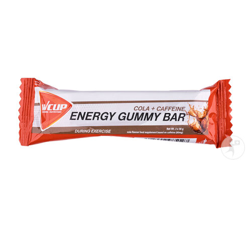 Wcup Energy Gummy Bar Cola Blast + Koffein 60g | Newpharma