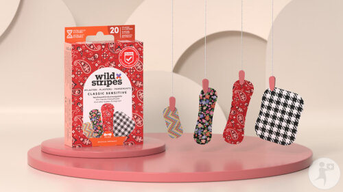 Wild Stripes Classic Sensitive Pflaster Fashion 20 Stück | Newpharma