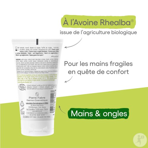 A-Derma Indispensables Crème Mains Et Ongles Hydratante Acide ...