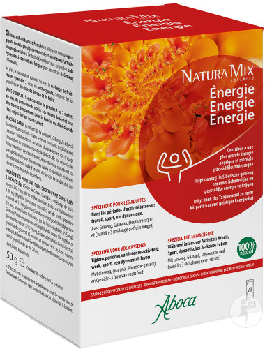 Aboca Natura Mix Advanced Énergie 20 Sachets Orodispersibles | Newpharma