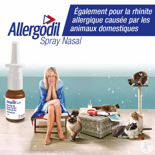 Allergodil 0,1% Spray Nasal Flacon 10ml | Newpharma