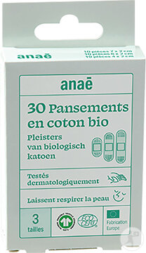 Anae Pansement En Coton Bio 30 Pièces | Newpharma