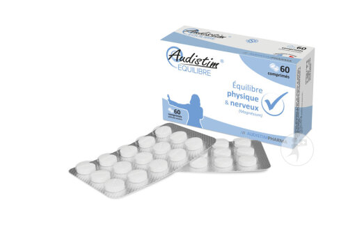 Audistim Équilibre Physique Et Nerveux 60 Comprimés Pelliculés Sécables ...
