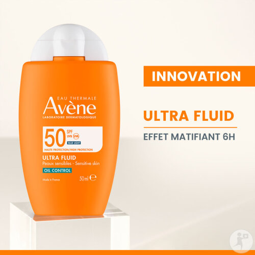 Avène Solaire IP50 Ultra Fluid Oil Control Haute Protection Peau ...