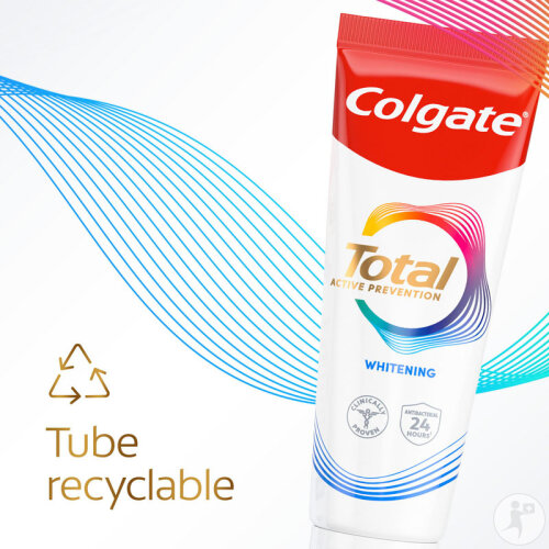 Colgate Total Dentifrice Blancheur Naturelle 75ml | Newpharma
