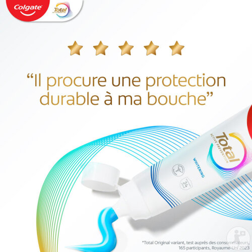 Colgate Total Dentifrice Blancheur Naturelle 75ml | Newpharma