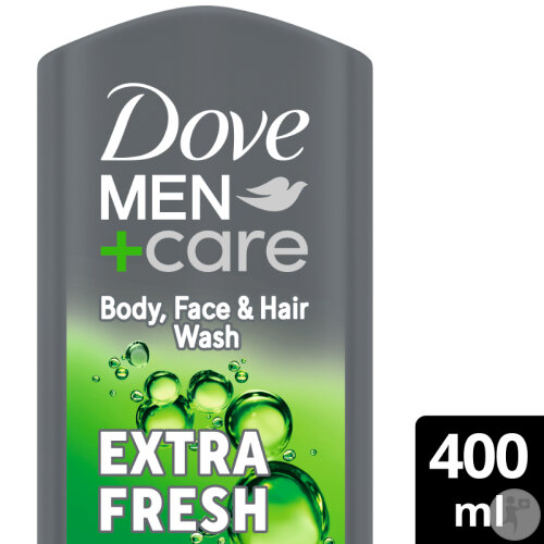 Dove MEN +Care Gel Douche Extra Fresh Flacon 400ml | Newpharma