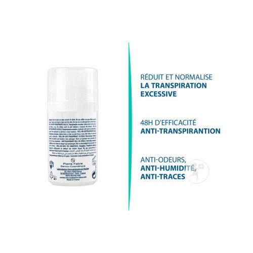 Ducray Hidrosis Control Roll-On Anti-Transpirant Transpiration ...
