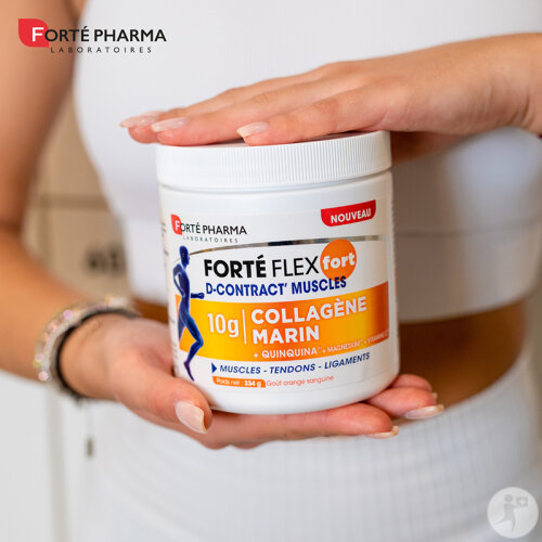 Forté Flex Fort D-Contract Muscles Collagène Marin Pot 334g | Newpharma