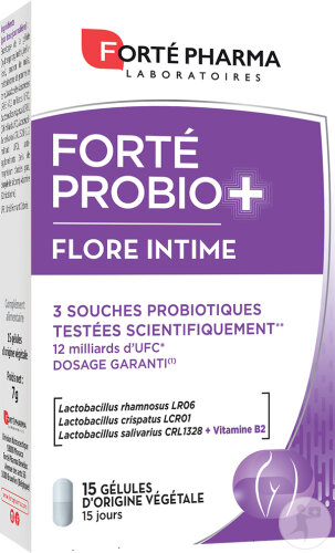 Forté Pharma Forté Probio+ Flore Intime 15 Gélules | Newpharma