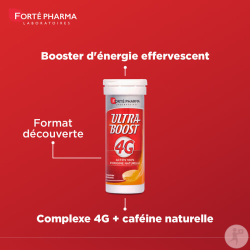 Forté Pharma Ultra Boost 4G Tube 10 Comprimés Effervescents | Newpharma