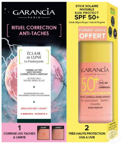 Garancia Coffret Éclair Foudroyant 30ml + Stick Solaire 15g | Newpharma
