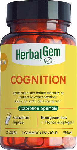 HerbalGem Gemmocaps Cognition 30 Capsules | Newpharma