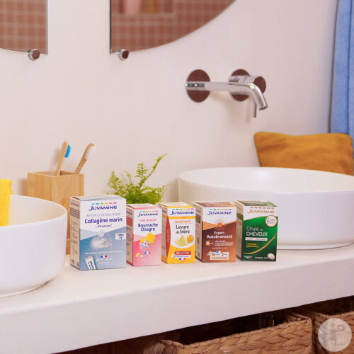 Juvamine Collagène Marin 3000mg + Vitamine C 20 Sticks De Poudre À ...