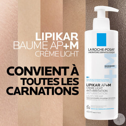 La Roche Posay Lipikar AP+M Crème Light Anti-Irritations Flacon Pompe ...