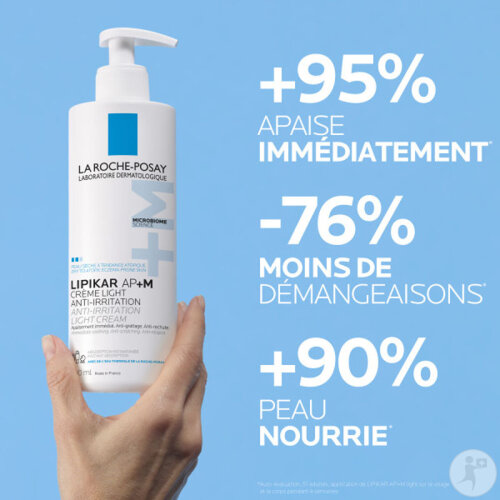 La Roche Posay Lipikar AP+M Crème Light Anti-Irritations Flacon Pompe ...