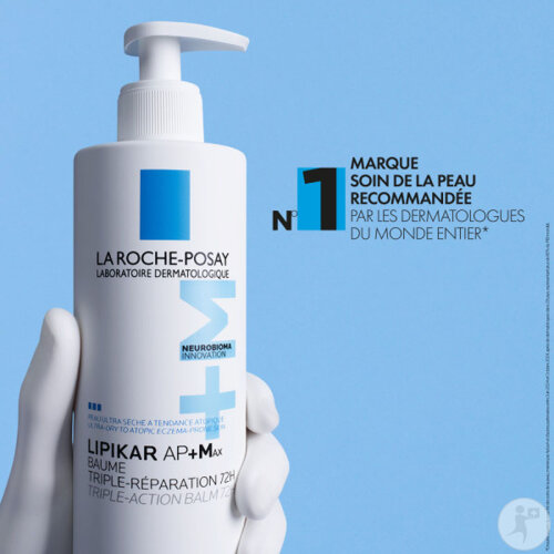 La Roche Posay Lipikar AP+Max Baume Triple-Réparation Flacon-Pompe ...