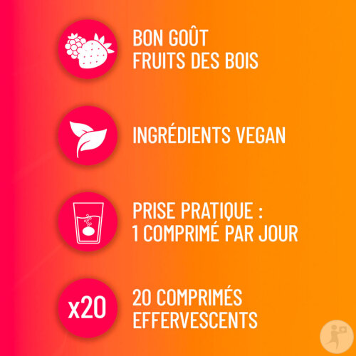 Mag2 Boost 20 Comprimés Effervescents | Newpharma