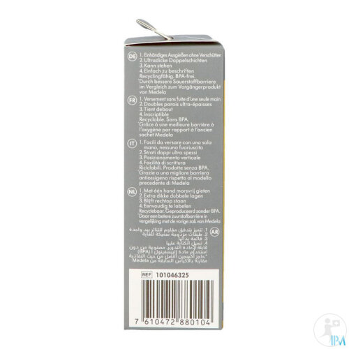 Medela Sachets De Conservation 210ml Lait Maternel Versement Facile 25 ...