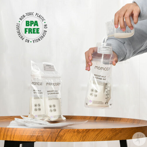 Momcozy Sac De Rangement De Lait Jetable 600g 120 Pièces | Newpharma