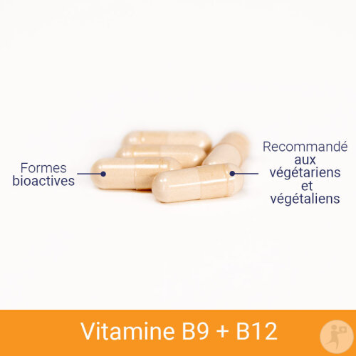Newpharma Vitamine B9 + B12 Complément Alimentaire 90 Gélules | Apo24