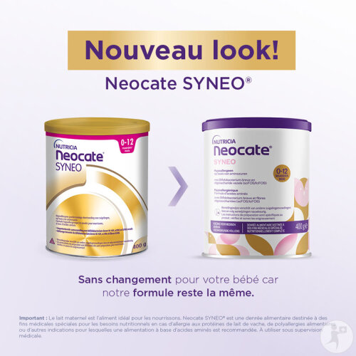 Nutricia Neocate Syneo Lait Pour Nourrissons 0-12 Mois Allergie ...
