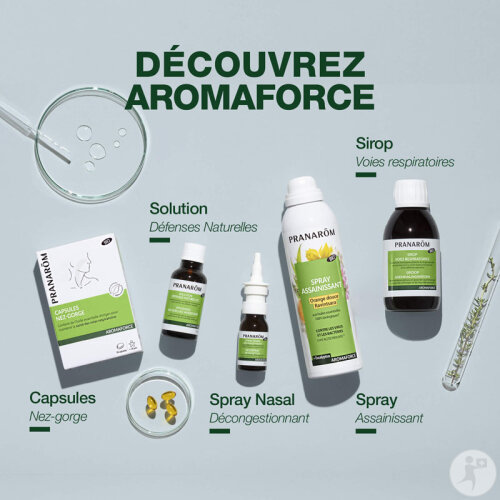 Pranarôm Aromaforce Capsules Inhalation Bio 15 Mono-Doses | Newpharma
