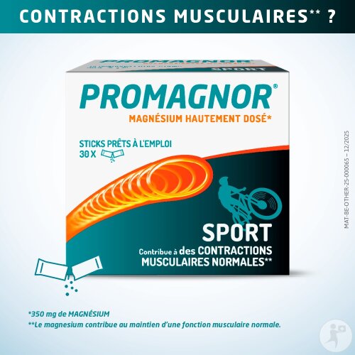 Promagnor Sport Instant Sticks 30 Pièces | Newpharma