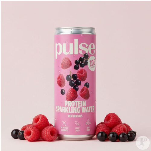 Pulse Protein Eau Pétillante Protéinée Fruits Rouges Bio 330ml | Newpharma