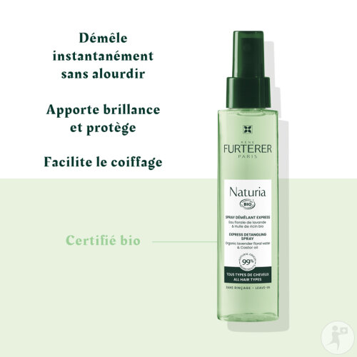 René Furterer Naturia Spray Démêlant Express Tous Types De Cheveux Sans ...