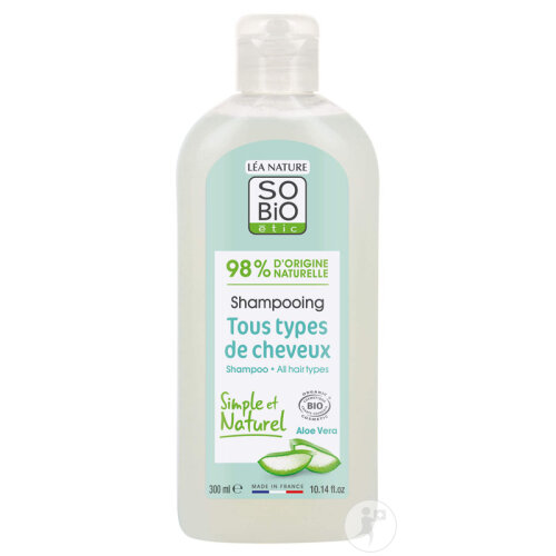 So'Bio Étic Shampooing Tous Types De Cheveux Aloe Vera Bio Flacon 300ml ...