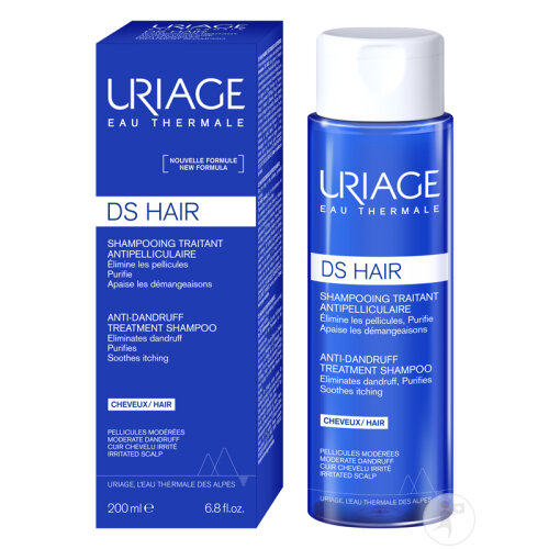 Uriage DS Hair Shampoing Traitant Antipelliculaire Pellicules Modérés ...