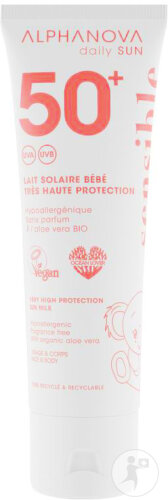Alphanova Daily Sun Zonnemelk Baby’s SPF50+ Gezicht En Lichaam 50ml ...