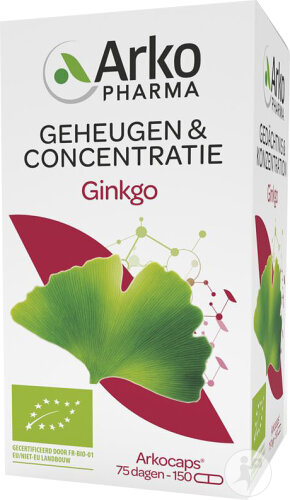 Arkopharma Arkogélules Ginkgo Biloba Bio 150 Capsules | Newpharma