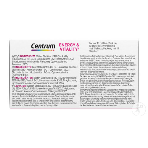 Centrum Energie & Vitaliteit Vitamine B12 Shots Energie/Concentratie ...