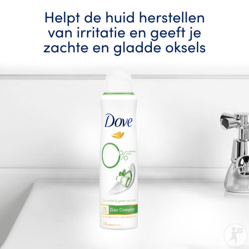 Dove Go Fresh 48h Deodorant 0% Aluminiumzouten Met Zink Complex Spray ...