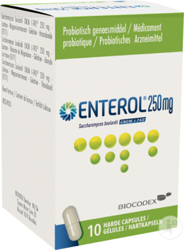 Enterol 250mg 10 Harde Capsules | Newpharma