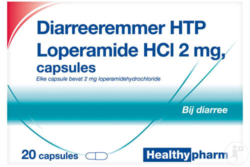 Healthypharm Diarreeremmer HTP Loperamide HCl 2mg 20 Capsules | Newpharma
