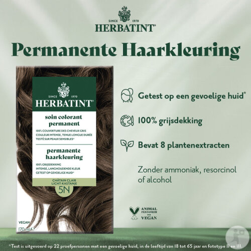 Herbatint Permanente Haarkleuring 6D Donker Goud-Blond 1 Kit | Newpharma