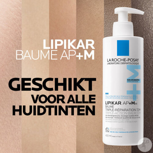 La Roche-Posay Lipikar AP+Max Triple Herstelbalsem 72H Pompfles 400ml ...