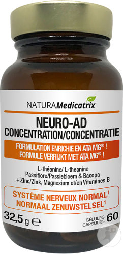 Neuro-AD Concentratie Normaal Zenuwstelsel 60 Capsules | Newpharma