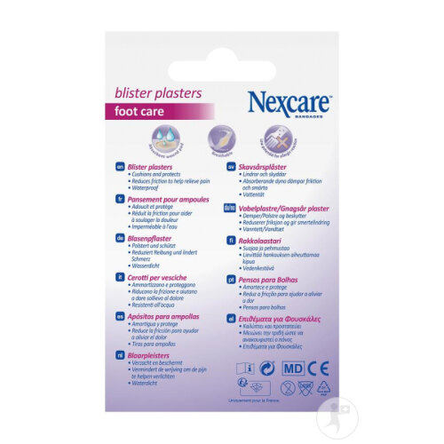 Nexcare Blister Plaster Foot Care Blaarpleisters 6 Pleisters | Newpharma