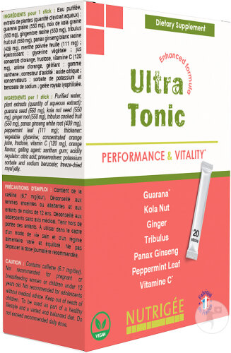Nutrigée Ultra Tonic 20 Sticks | Newpharma