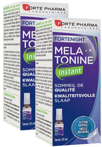 Pack Van 2 Forté Pharma Fortenight Melatonine Instant Kwaliteitsslaap ...
