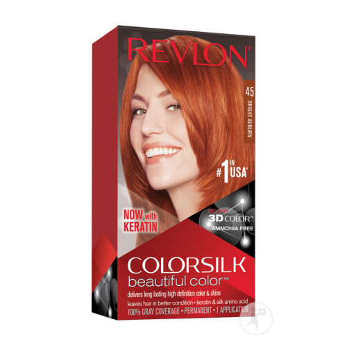 Revlon Colorsilk N°45 Bright Auburn 1 Kit | Newpharma