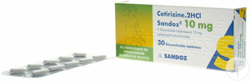 Sandoz Cetirizine 10mg 30 Filmomhulde Tabletten | Newpharma