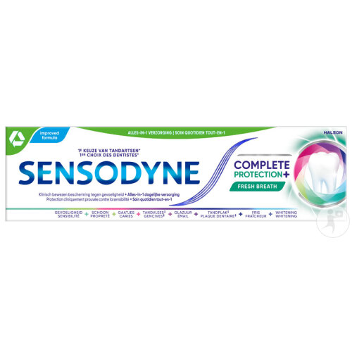 Sensodyne Complete Protection Extra Fresh Fresh Breath Tandpasta Tube ...